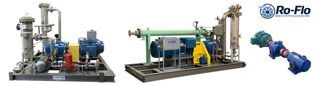 Rotary vane compressors for biogas RoFlo | Aircom Technologies
